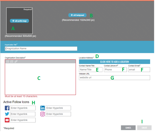 Creating and Editing an Organization Page – JustServe Help Center